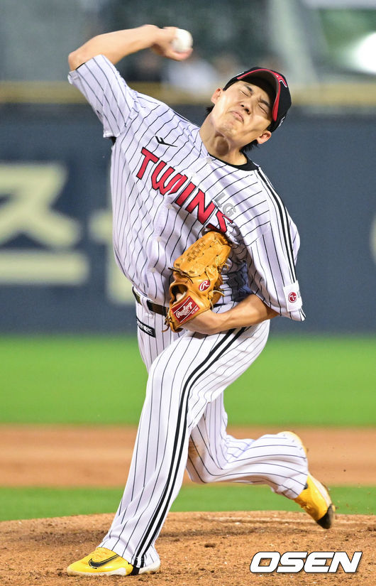 [사진]LG 선발 임찬규,'DH 2차전도 챙기자'::스포탈코리아