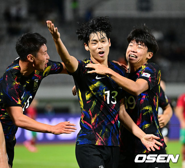 '백민규 2G 연속골' 한국, '추가시간 극장골' 모로코와 1-1.. EOU컵 우승은 15일로::스포탈코리아