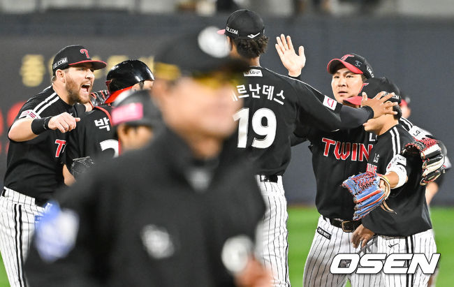 [사진]LG,'6-5 짜릿한 3차전 승리'::스포탈코리아