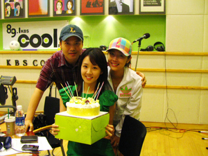 최송현, 퇴사 3주만에 KBS 라디오 깜짝 방문 - OSEN