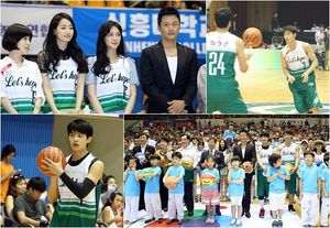 '빠스켓볼' 출연진 vs 농구 올스타팀..4000관중 초집중 - OSEN