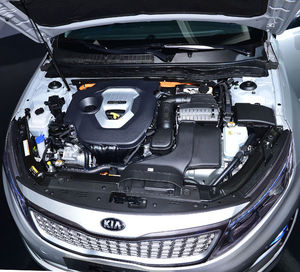 [사진]KIA K5 하이브리드 500h의 첨단 엔진룸 - OSEN