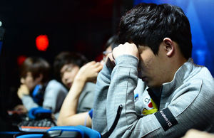 [사진]2패 CJ 블레이즈,'무거운 분위기' - OSEN