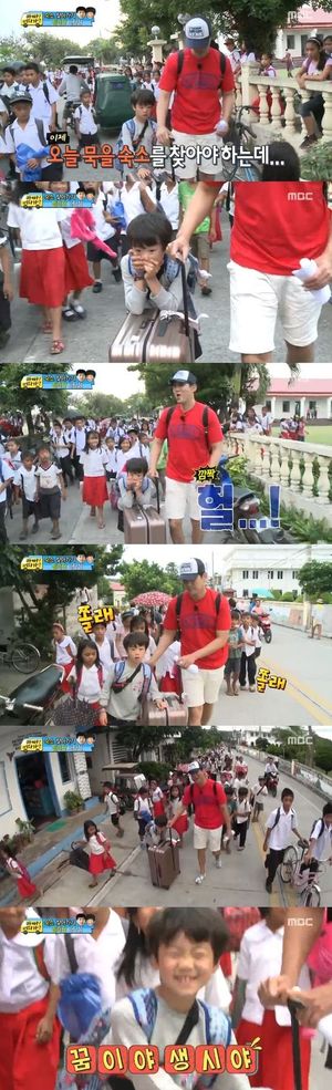'아빠어디가' 류진-찬형, 한류스타? 필리핀 아이들 '우르르' - OSEN