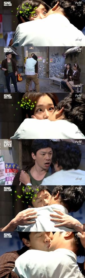 'SNL코리아6' 정연주·나르샤, 진구 키스에 '그린라이트' - OSEN