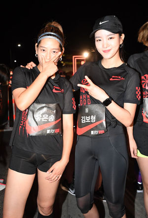 [사진]디자이너 유은송-김보형,'함께 달려요' - OSEN