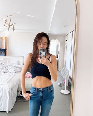 '168cm·52kg' 김지우 "無탄수화물 후 떨어진 몸무게..다신 살찌지 않으리" [★SHOT!] - OSEN