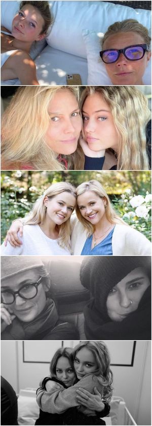 슈퍼DNA 그대로..할리우드 붕어빵 모녀들(ft 아빠 얼굴)[Oh!쎈 ★] - OSEN