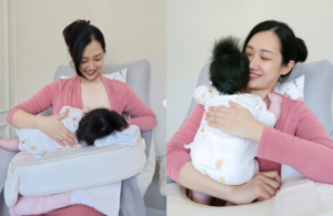 '조충현♥' 김민정, 모유수유 인증샷.."평생 잊지 못할 순간" - OSEN