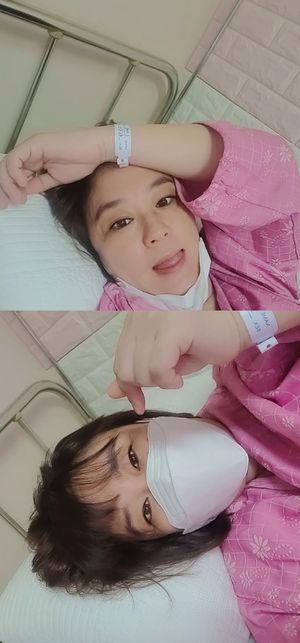 "살짝 무섭습니덩"..혼전임신 이재은, 43세 첫 제왕절개 앞두고 입원 [Oh!쎈 이슈] - OSEN