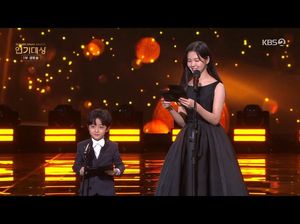 서우진x최명빈, 아역상 시상자 등장 "내년에 KBS 작품 많이 찍고 싶다" - OSEN