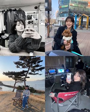 장나라, 6살 연하 남편♥ 덕에 행복…미소 안 떠나는 새신부 - OSEN