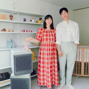 ‘김무열♥︎’ 윤승아, 6월 출산인데 6kg 증량 “임신 중 평소 입던 원피스 입어” - OSEN