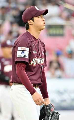 '158km' 7이닝 1실점 역투에도 웃지 못한 안우진…불펜이 또 승리 날렸다, 리그 최다 4번째 - OSEN