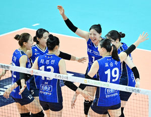 [사진]시작부터 리드 잡는 IBK기업은행 - OSEN