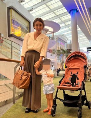 '13kg 감량' 배윤정, 한줌 허리 자랑···비즈니스 캐주얼에 더 돋보여 - OSEN