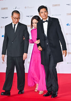 [사진]주윤발,'BIFF 레드카펫 마지막 손님이에요' - OSEN