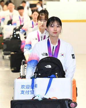 [사진]3관왕 임시현 '항저우 AG 한국 MVP' - OSEN