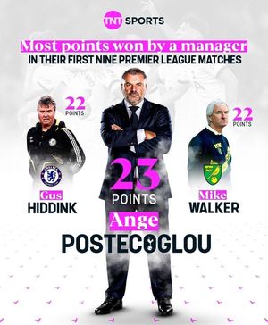 토트넘 '우승 0순위+괴물 구단' 됐다... 포스테코글루 '히딩크' 넘고 SON은 EPL 110호골 고지! - OSEN