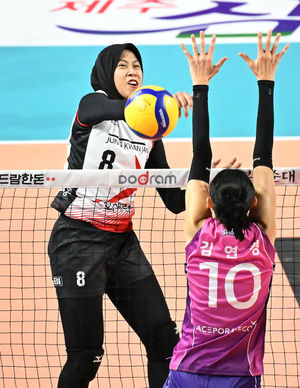 [사진]메가왓티,'김연경과 대결' - OSEN