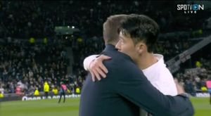 "SON 좋은 밤 안 되길" 주문 통한 포체티노, 경기 후 '옛 제자' 손흥민과 '뜨거운 포옹' - OSEN