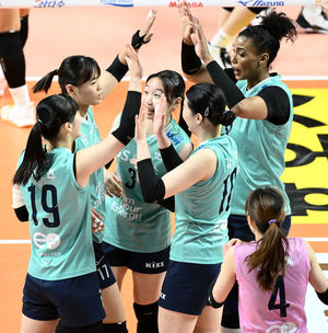 [사진]기뻐하는 GS칼텍스 - OSEN