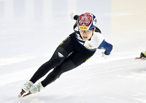 [사진]쇼트트랙 박지윤, '500m 예선 질주' - OSEN