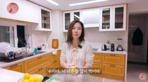 강수지, ‘초간단’ 건강 관리 비법 공개.."父, 조언→ 레몬 많이 먹어" (강수지tv) - OSEN