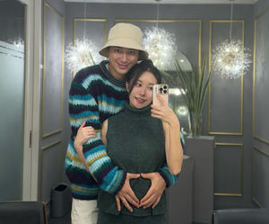 '출산 D-144' 아야네, '♥이지훈' 손에 잡힌 D라인 - OSEN