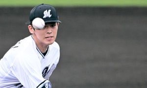 [사진]사사키, '롯데 상대로 강속구' - OSEN