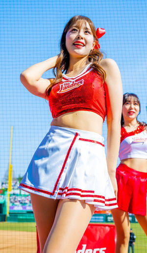 [사진]SSG 김도아 치어리더,'리본까지 깜찍' - OSEN