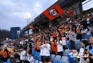 평일에 또 매진이라니, 한화 팬심 폭발 또 폭발…6G 연속 만원관중, 대전 기준 최다 타이 - OSEN