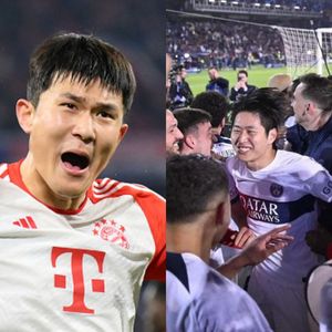 '강인아 너도? 나도!' 18분 소화 김민재, 경기 종료 직전 '아찔한 반칙'에도→韓 5번째 UCL 4강행 - OSEN