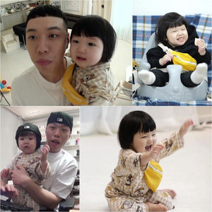 비와이, 래퍼 DNA 물려받은 14개월 딸 최초 공개..붕어빵 부녀(슈돌) - OSEN