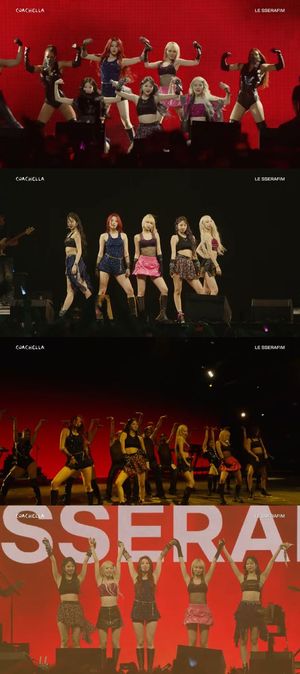 "르세라핌 1주차 공연 좋았다, 코첼라 '공기' 이겨내" K팝 평론가 소신 발언 화제 [Oh!쎈 이슈] - OSEN