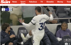 "토트넘 수비보다 의지가 낫네" 희대의 장면 만든 'SON 절친' 벤탄쿠르, 조롱저리 전락 - OSEN