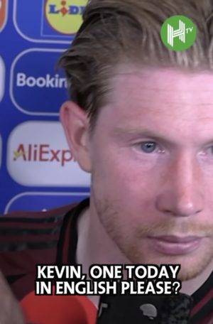 '충격패배'에 제대로 충격받은 KDB, 영어 인터뷰 요청에 당황하며 거부 - OSEN