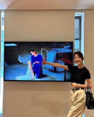 한지혜, 크롭티 입고 뽐낸 한줌 허리…“15kg 감량하고 슬림 몸매” - OSEN