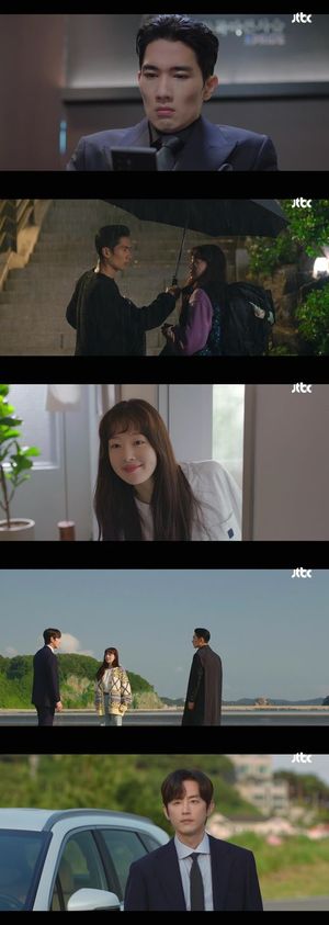 엄태구, 비 맞은 한선화와 한 지붕 입성..관계 물꼬 텄다(‘놀아주는여자’)[종합] - OSEN