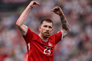 잉글랜드 '스타 미드필더진' 벨링엄-라이스-TAA 막아낸 '토트넘 MF' 호이비에르, "이것이 덴마크 정신!" - OSEN