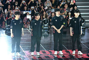 [사진]KT,'T1 상대로 승리 가져올게요' - OSEN