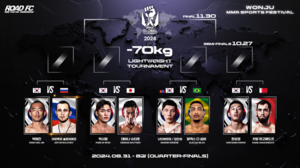 원주 MMA 스포츠 페스티벌의 시작! 8월 31일 로드FC 글로벌 토너먼트 8강전 대진 확정 - OSEN