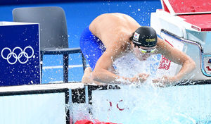 [사진]수영 김우민, '파리올림픽 남자 400m 예선 준비' - OSEN