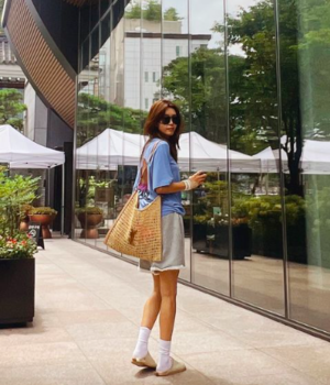 46세 채정안, ‘늘씬 각선미’ 자랑..대충 입어도 화보네 - OSEN