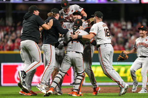 '최고 158.2km, 9이닝 KKKKKKKKKKK 노히트' 이정후 동료 스넬, SF 역사 18년 만의 기록 세웠다 - OSEN