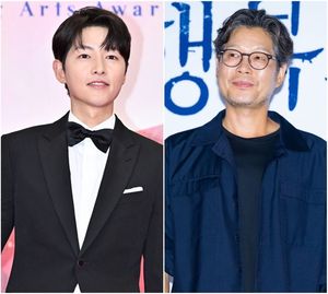 '빈센조' 우정 ing..송중기, 유재명과 '행복의 나라' GV 뜬다 [공식] - OSEN