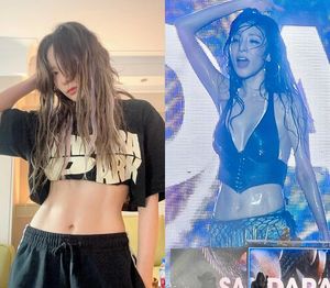 산다라박, 워터밤 접수 1초 전..'39kg' 소식좌의 섹시美 - OSEN