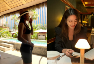 '애둘맘' 이민정, 출산한 몸매 맞아? '복근'이 또렷 [★SHOT!] - OSEN