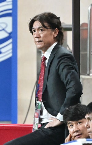 [사진]홍명보 감독,'답답' - OSEN