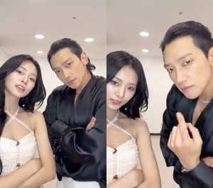 '김태희♥' 비, JYP 후배 트와이스 쯔위 만났다 "춤선 무슨 일" [★SHOT!] - OSEN